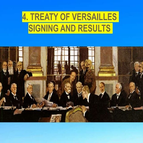 Treaty of Versailles | PPT