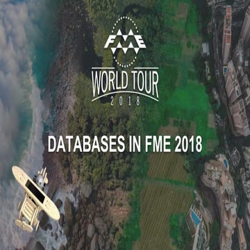Databases in FME 2018 | PPT