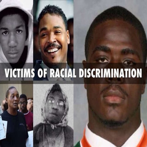 Victims of racial discrimination (IT) | PPTX | Debated Sensitive Social ...