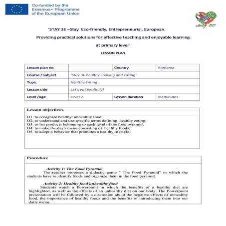 Healthy eating L2 | PDF