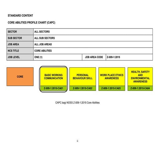 4. 1 competency profile chart vol.1 | PDF