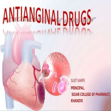 Antianginal agents | PPTX