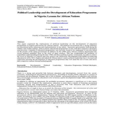 4.[19 27]political leadership and the development of education ...