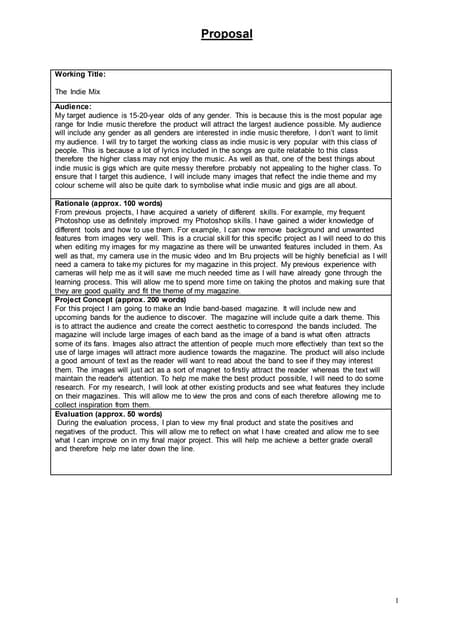 Proposal magazine | DOCX