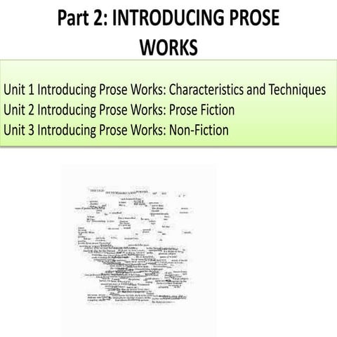4. introducing prose works | PPT