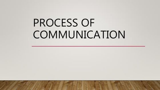 Gerbner’s model of communication | PPT