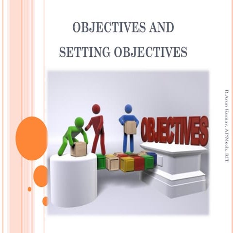 Objectives and setting objectives | PDF