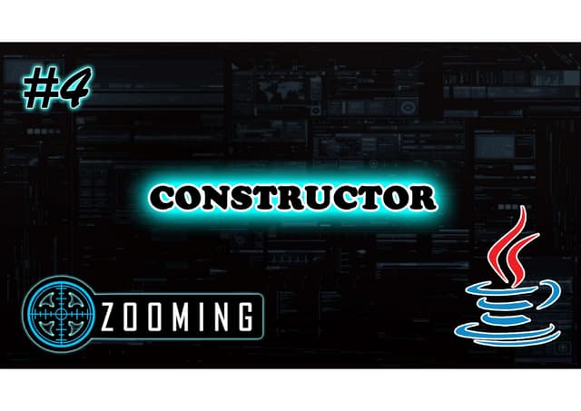 Java lec constructors | PPT