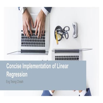 Concise Implementation of Linear Regression | PPT