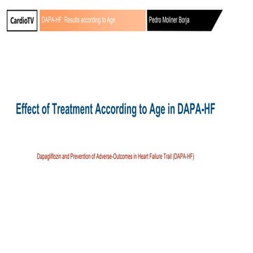 DAPA-HF: Results according to Age | PDF