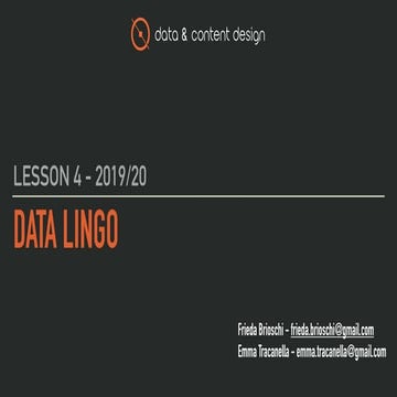Data Lingo | PPT