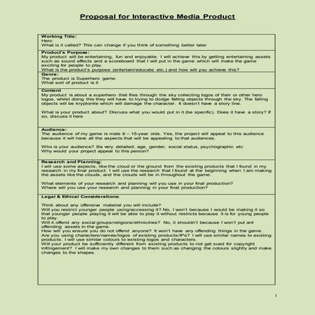 4. proposal interactive (game) | DOCX