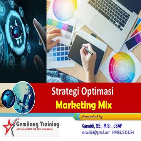 Strategi Optimasi Marketing Mix_dalam "PROJECT FEASIBILITY STUDY" | PPT