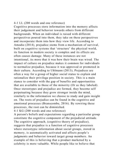 STEREOTYPING, PREJUDICE AND DISCRIMINATION | PPTX