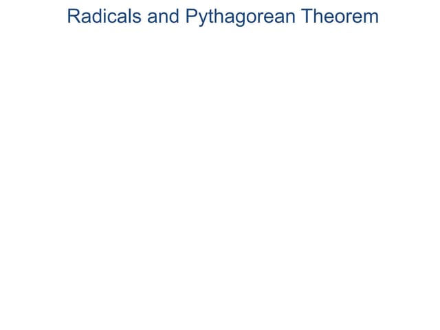 Pythagorean Theorem Lesson | PPTX
