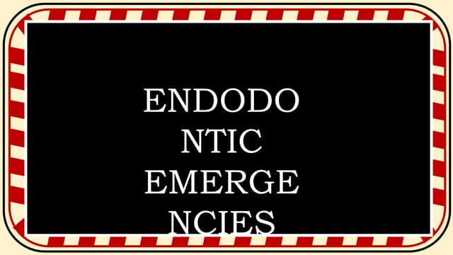 Management of hot tooth | PPTX