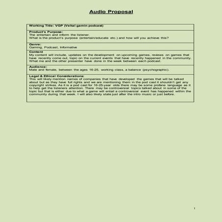 4. proposal - Audio | PDF