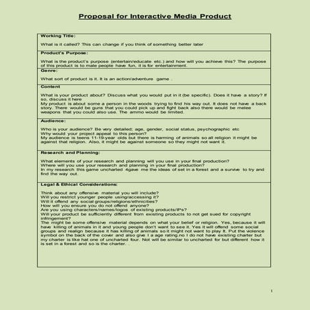 4. proposal interactive (game) | DOCX