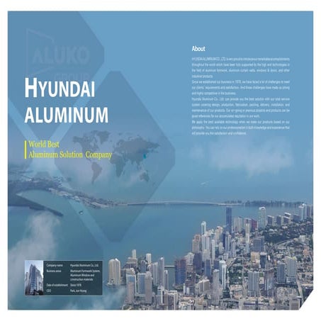 HYUNDAI ALUMINUM FORMWORK SYSTEM_CATALOGUE | PDF
