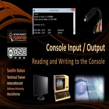 04 Console Input Output Ppt 