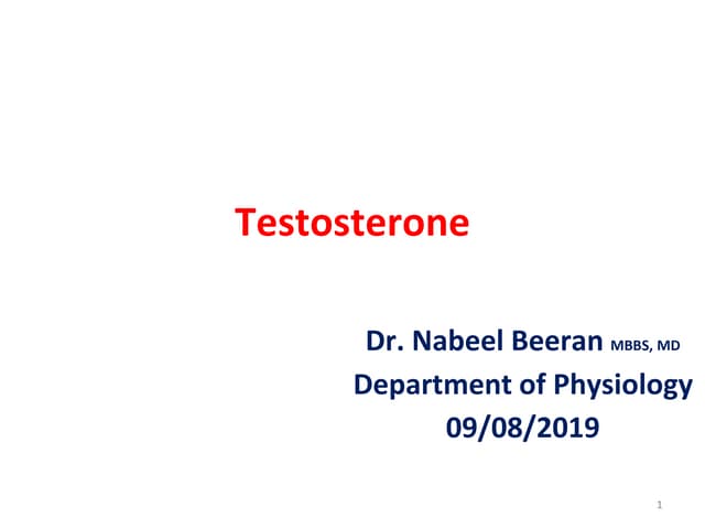 Testosterone | PPTX