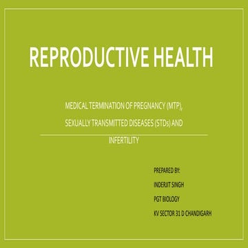 4.reproductive health medical termination of pregnancy (mtp), | PPTX