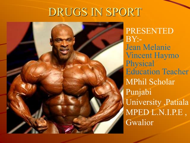 GCSE PE Revision: Drugs in sport | PPTX