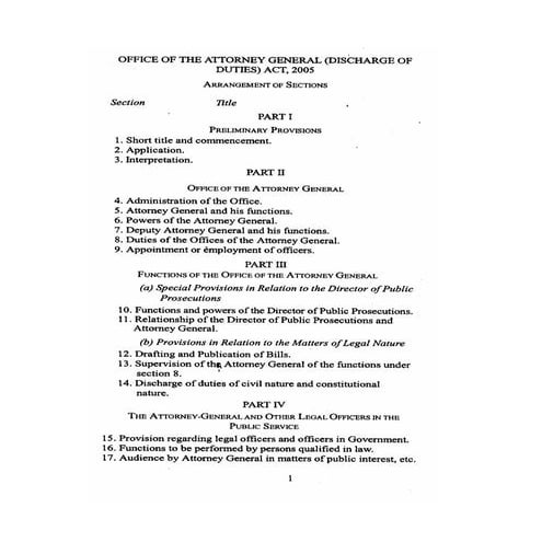The office of attorney general (discharge of duties) | PDF