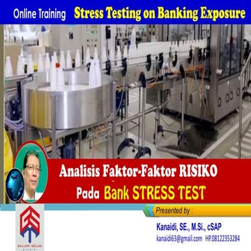 Analisis Faktor Faktor Risiko_ Materi Training Stress Testing | PDF