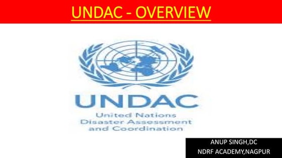 Principles of disater management | PPT