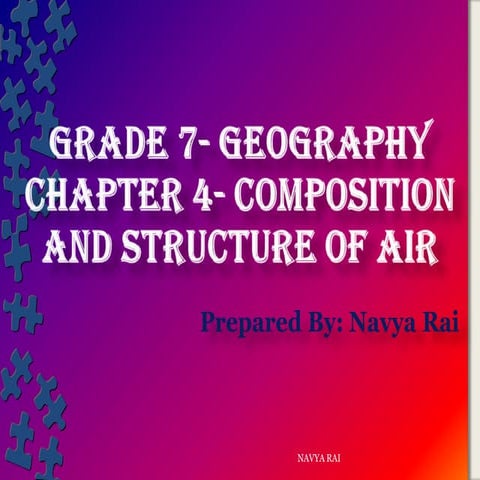 Class 7,lesson 4 air, geography | PDF