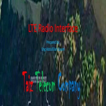 LTE Radio Interface | PPT
