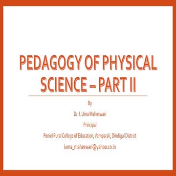4. Pedagogy of Physical Science (Part II) - Electric charge and ...
