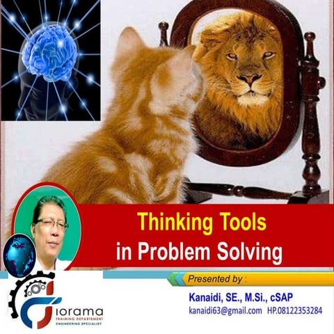 Thinking Tools in Problem Solving _ Materi Training "Mastering Problem & Analysis" | PPT