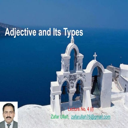 Functional English 07. Adjective and Its Types (Code. 0062) | PPT