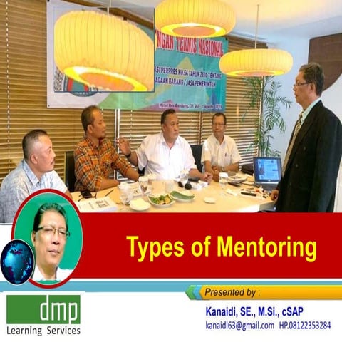 Types of Mentoring _ Materi Training "MENTORING SKILLS" | PPTX
