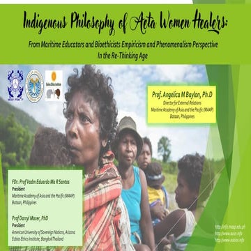 Indigeneous Philosophy of Aeta Woman Healers | PDF