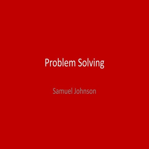 FMP problem solving 2020 | PPT