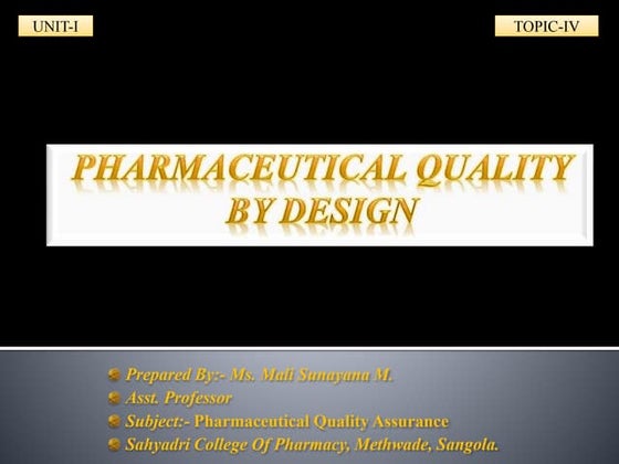 CCP and CQA concept .pdf | Pharmaceutical Industry | Industries