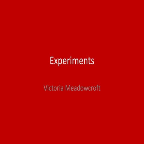 4. production experiments | PPT