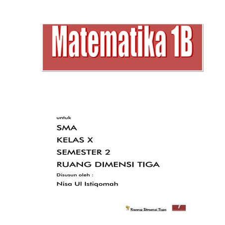 4. modul ruang dimensi tiga 08301244038 | PDF