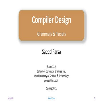 4 Languages And Grammars Ppt