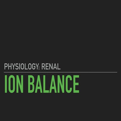 4. ion balance | PDF