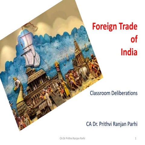 Foreign Trade in India | PPT
