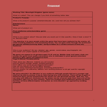 4. proposal interactive (game) | DOCX