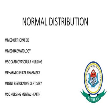 Normal Distribution | PPTX