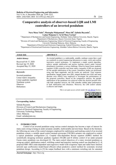 Optimal FOPI-FOPD controller design for rotary inverted pendulum system using grey wolves ...