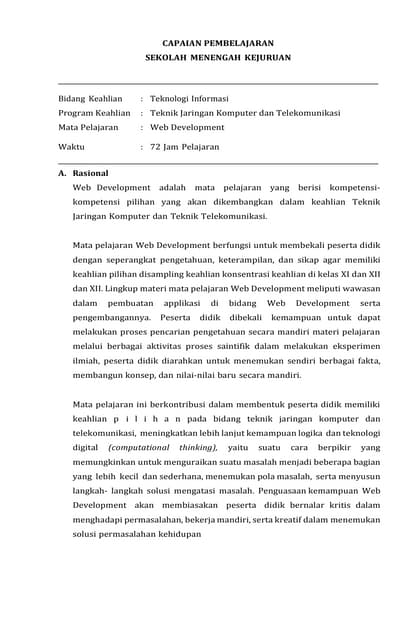 RPS - Pemrograman Web Desain - berbasis KKNI OBE Prodi MI.pdf