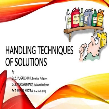 4.Handling techniques of solutions.pptx