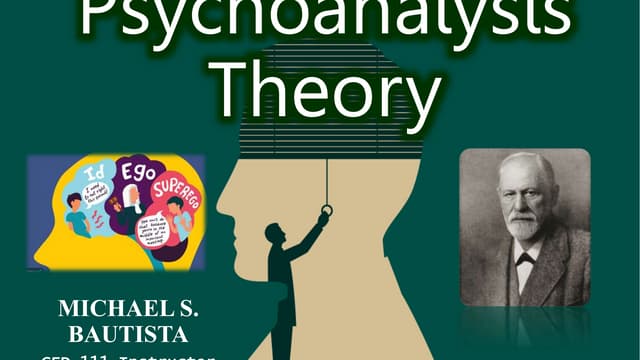 Psychoanalysis | PPTX
